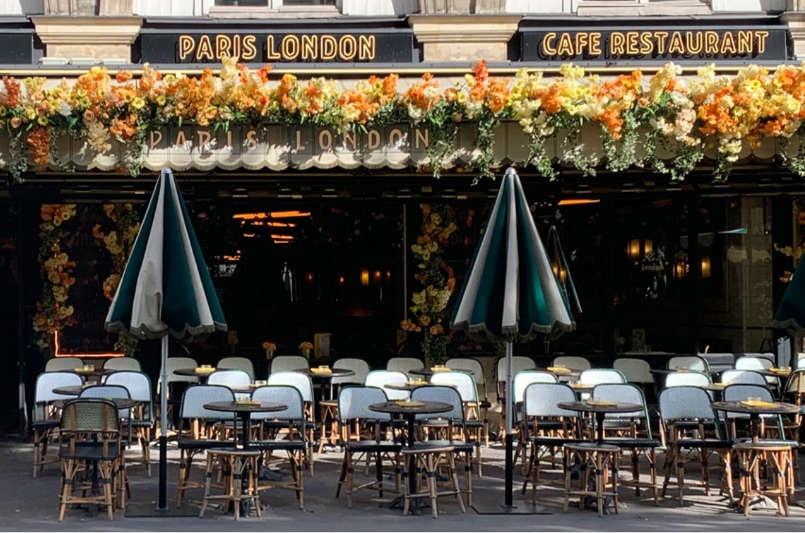 Le Paris London,restaurant à succès à la Madeleine à Paris